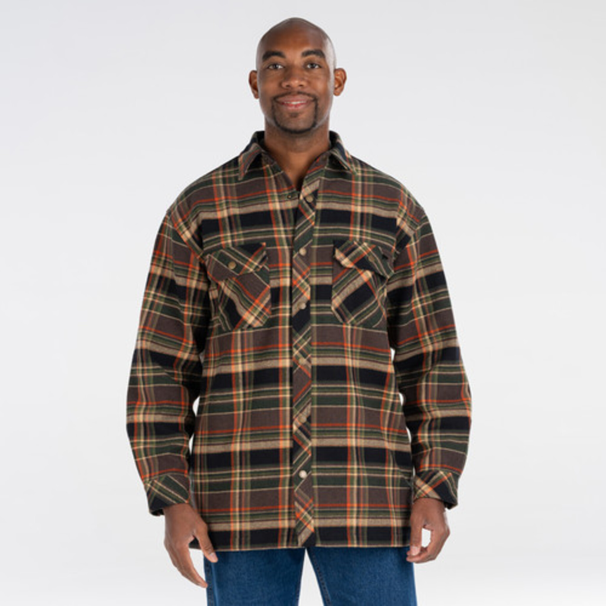 526.882 Patriot Bonded Flannel Shirt Jacket - Hawthorne Plaid ...