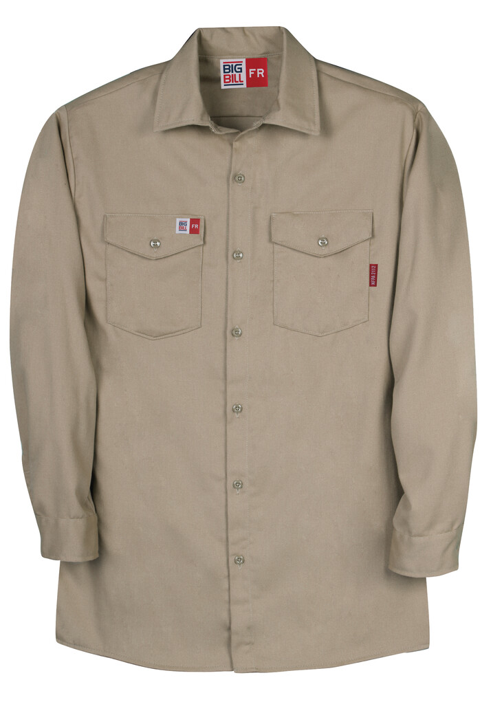 TX231US7KAK FR HRC2 Westex Ultrasoft 7 oz Twill Work Shirt - Khaki - BB ...
