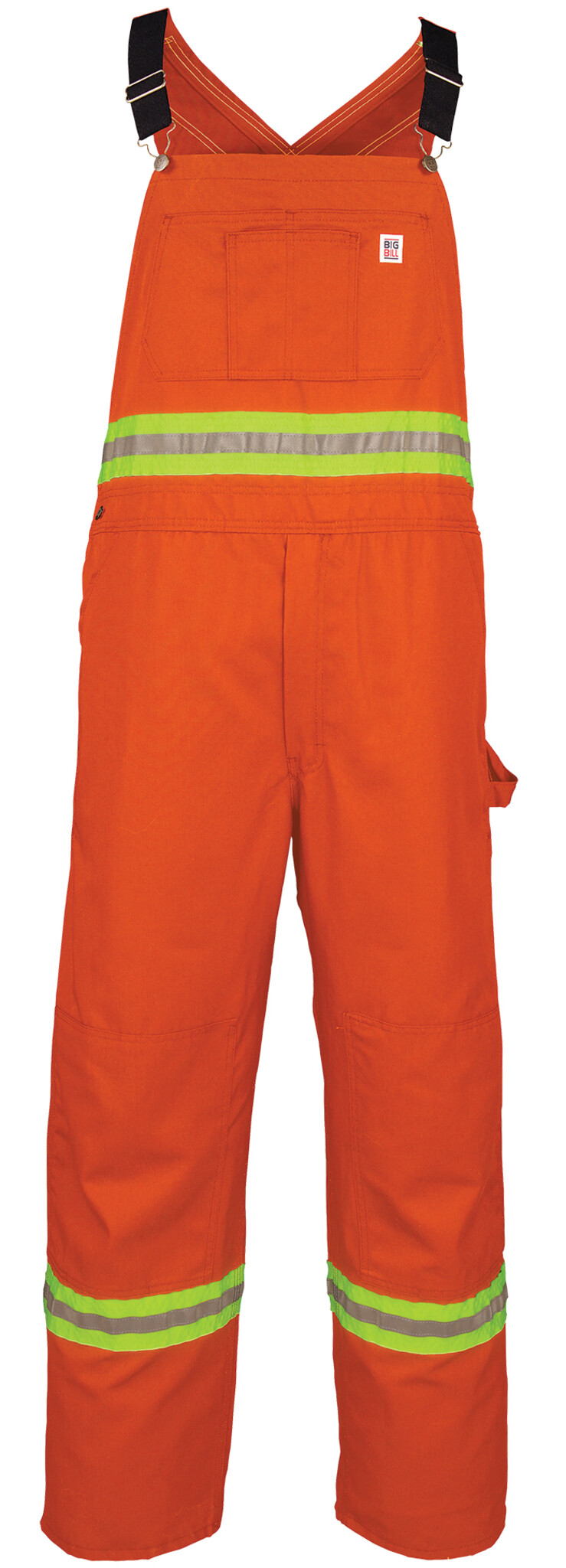 178BFORA Unlined Industrial Bib Overall with Reflective Material ...