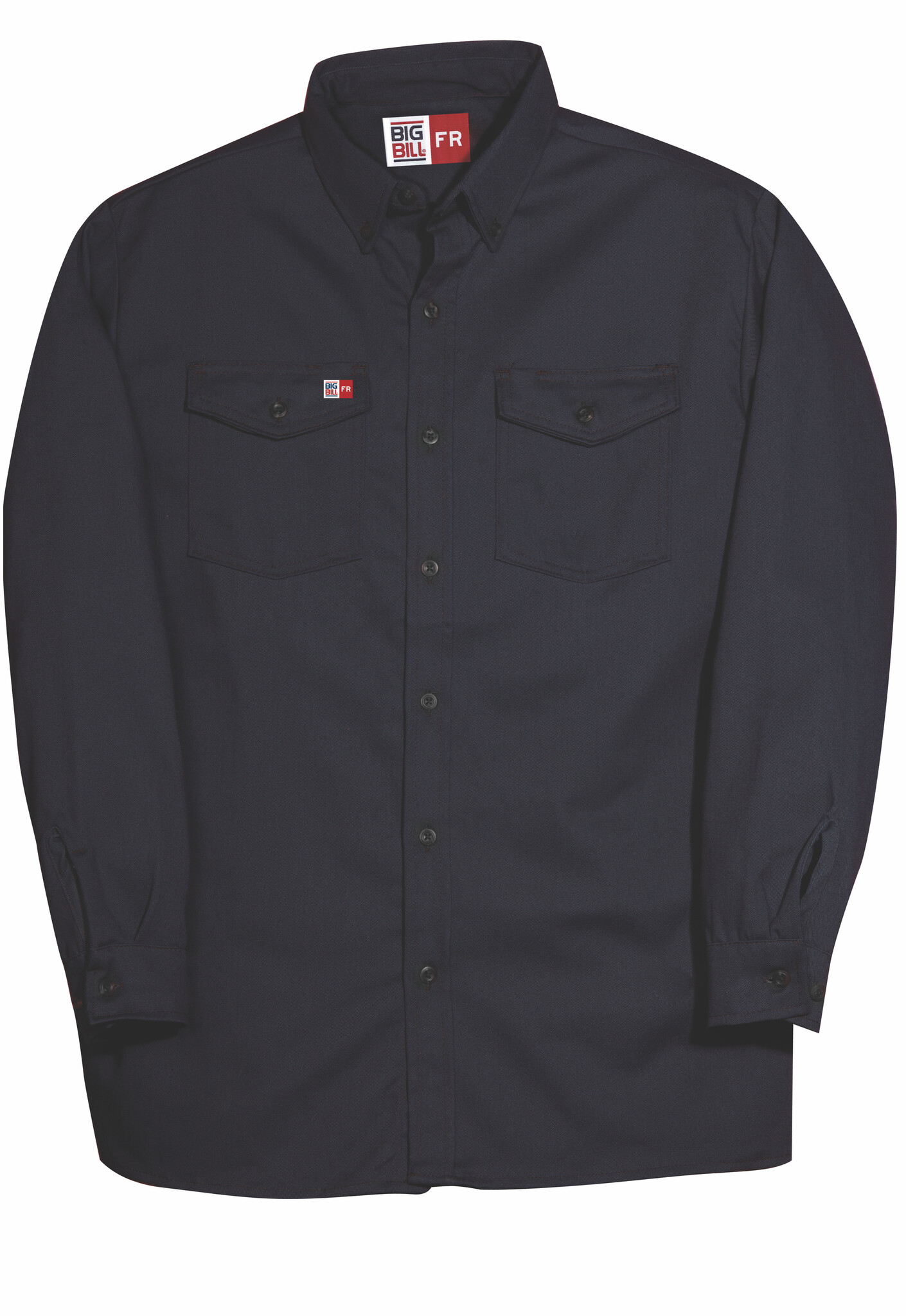 147BDUS7NAY FR HRC2 Westex UltraSoft 7 oz. Twill Dress Shirt - Navy ...