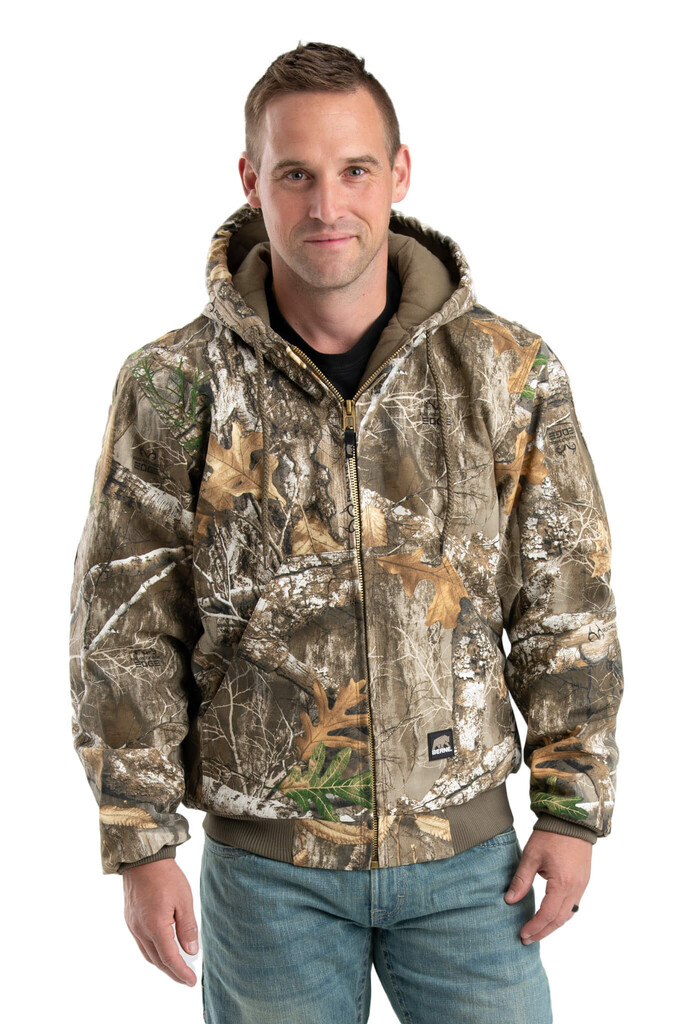 HJ51APX Heritage Duck Hooded Active Jacket - Realtree APX - Berne Work ...