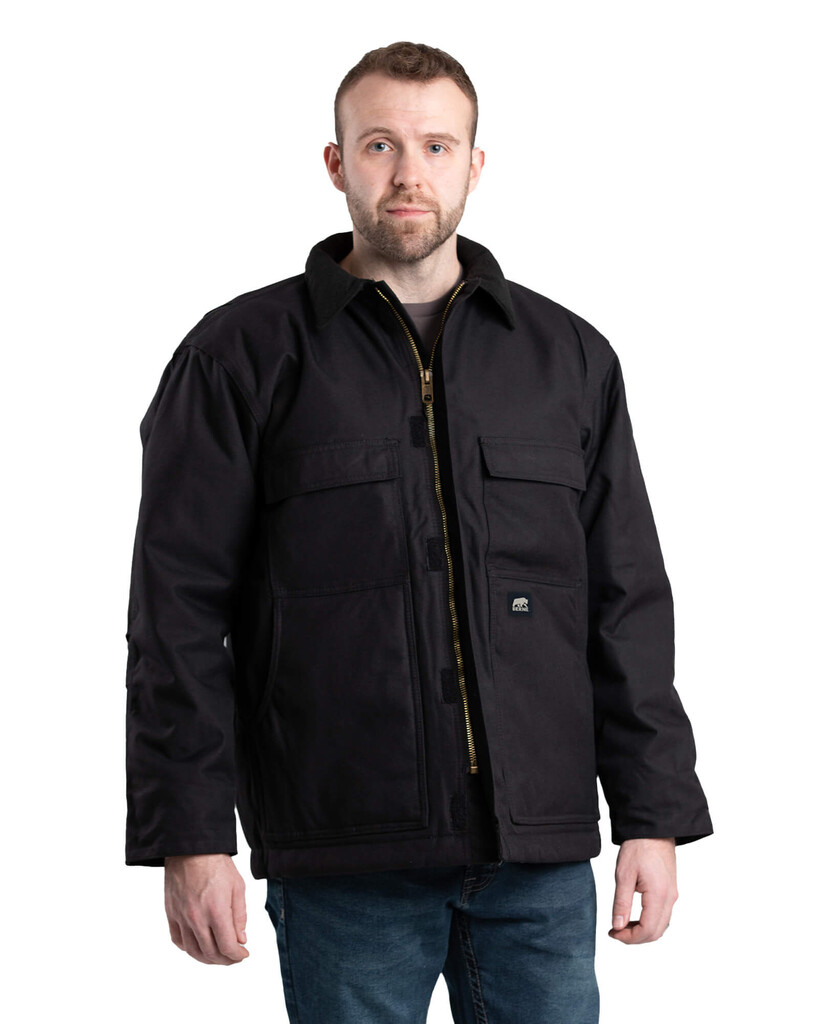 NCH377BK Icecap Insulated Coat - Black - Berne Work Clothes - BERNE ...