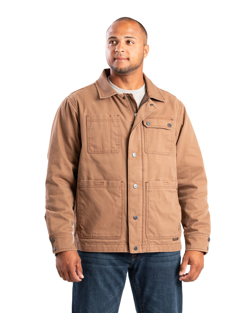 CH378DW Vintage Washed Duck Chore Coat - Driftwood - Berne Work Clothes ...