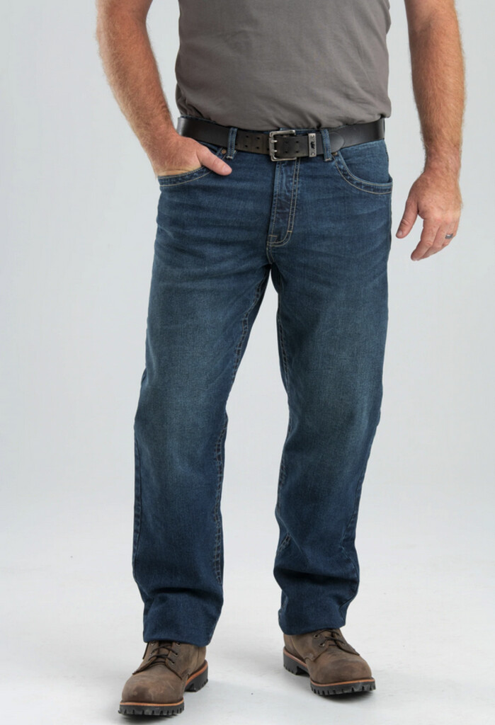 P624GRA Highland Flex Relaxed Fit Straight Leg Jean - Granite - Berne ...
