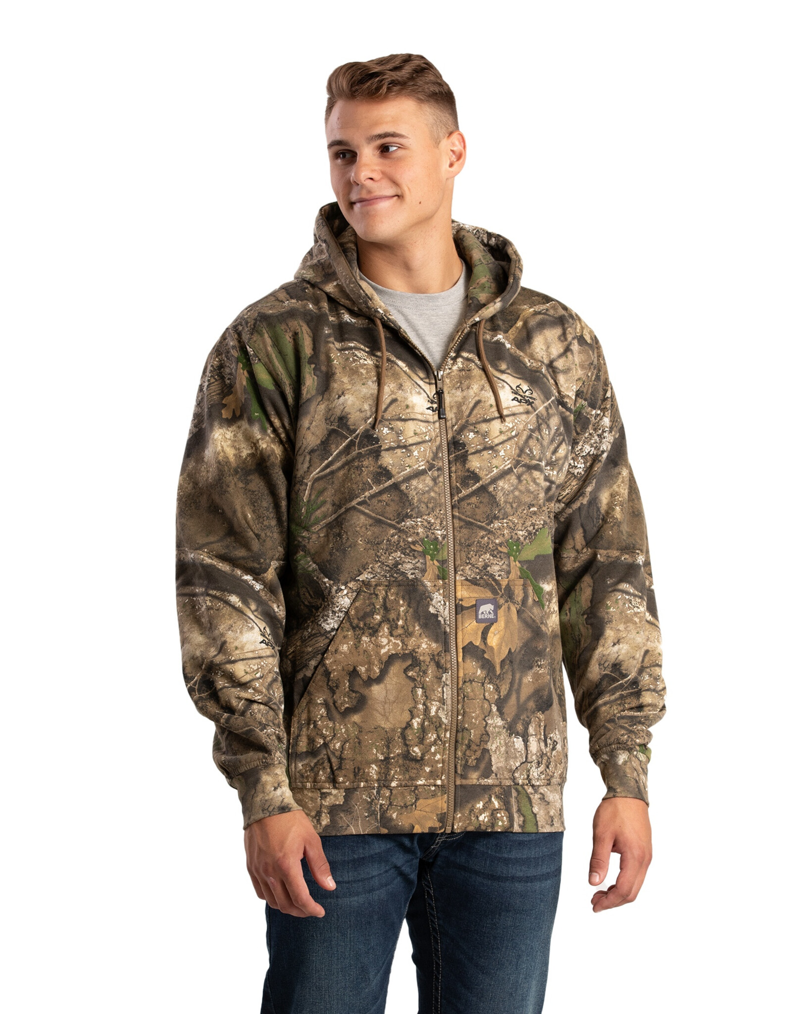 SZ101APX Heritage Thermal Lined Hooded Sweatshirt, Full Zip - Realtree ...