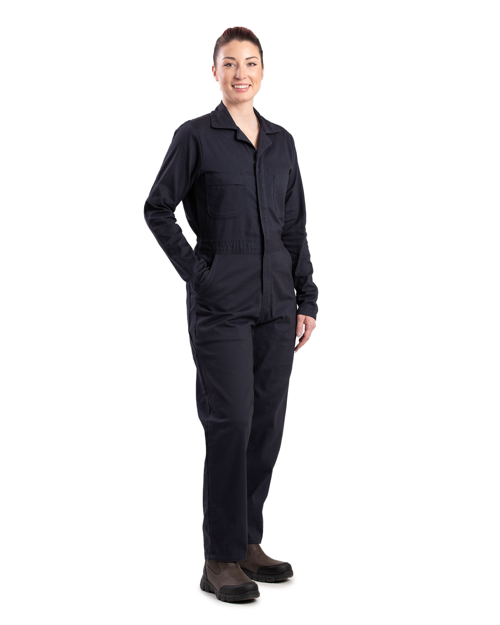 WC262NV Women's Highland Flex Cotton Unlined Coverall - Navy - Berne ...