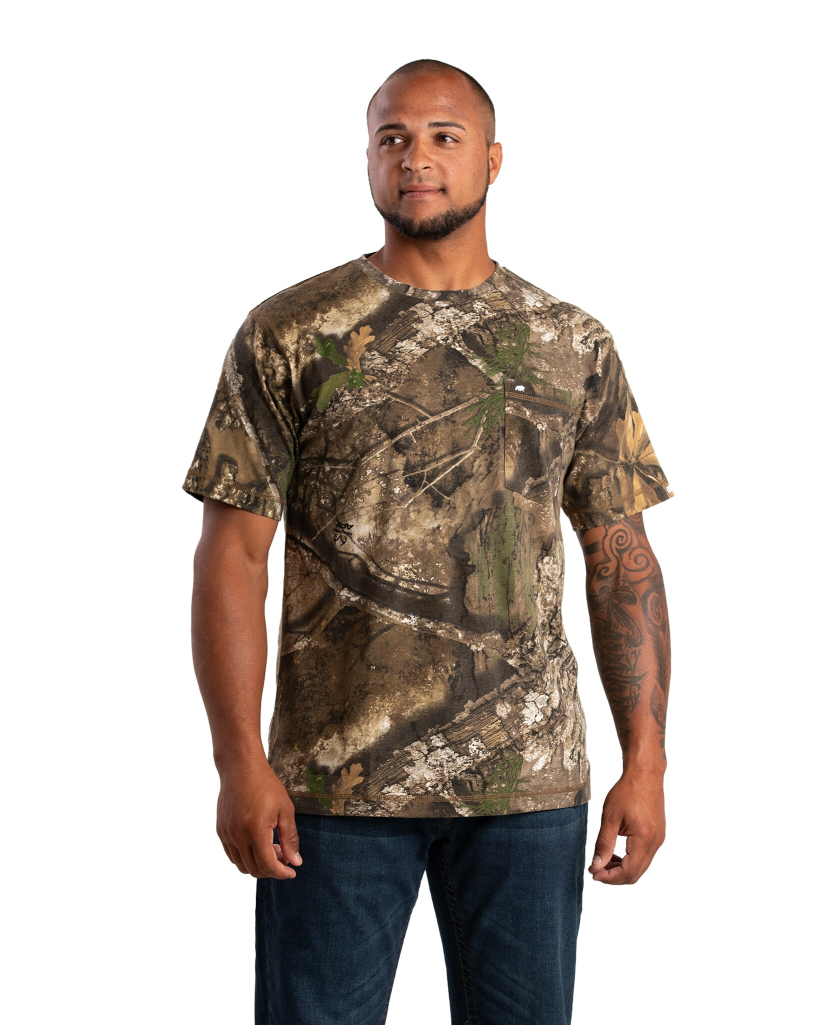 BSM38APX Performance Short Sleeve Pocket Tee - Realtree APX - Berne ...