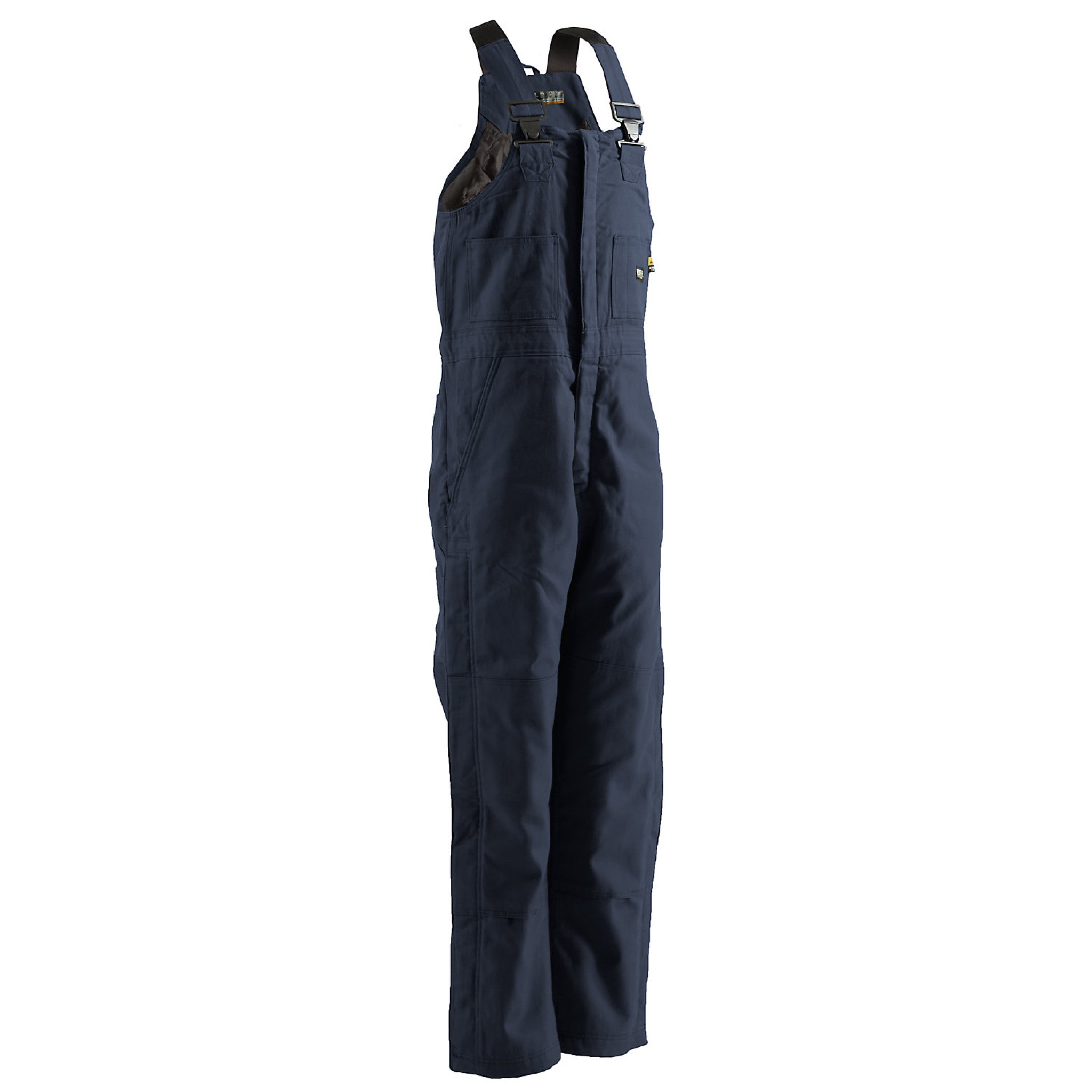 FRB05ND FR Deluxe Bib Overall - Navy - Berne Work Clothes - BERNE FRB05 ...