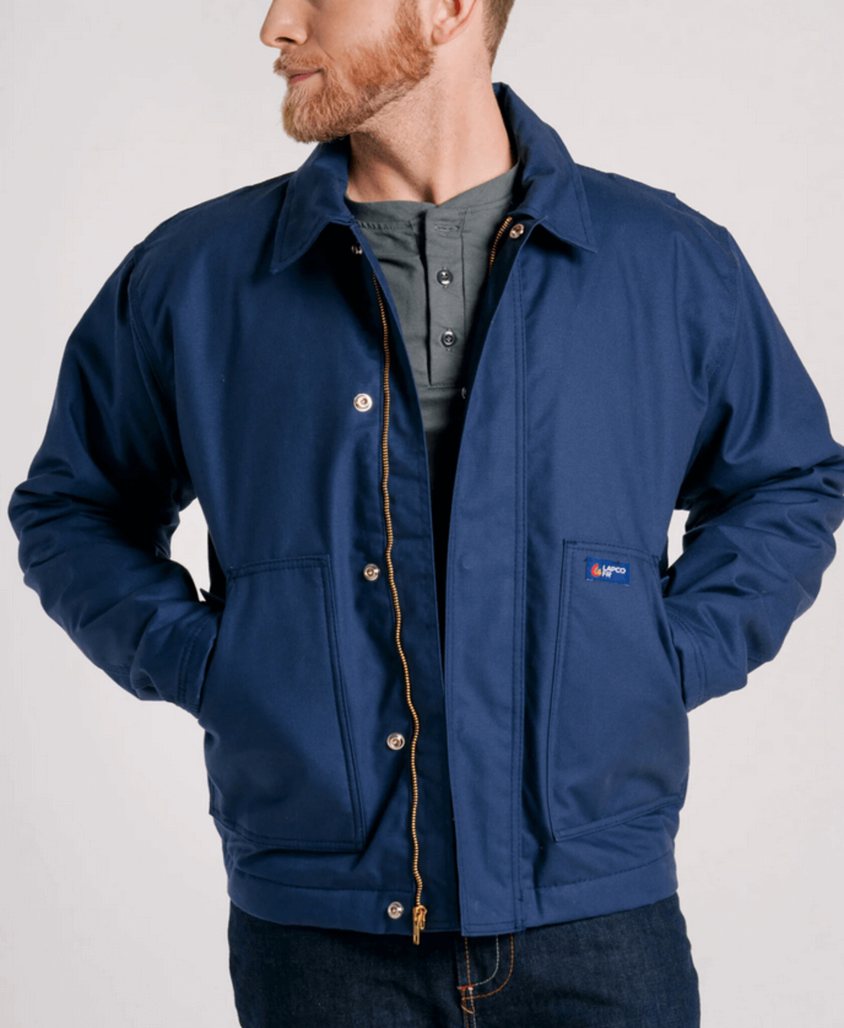JTFRWS9NY FR Insulated Jacket with Windshield Technology - Navy - LAPCO ...