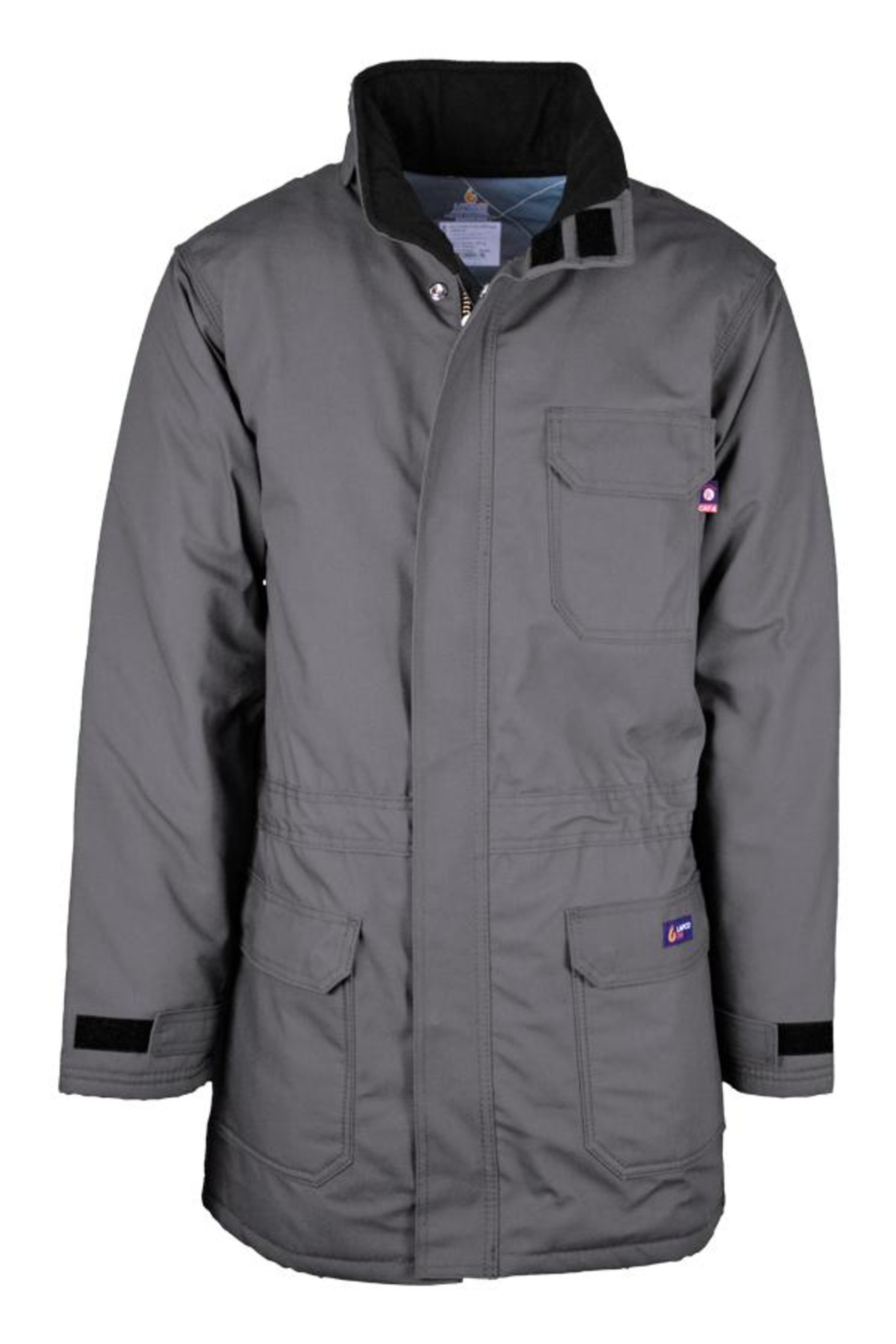 PKFRWS9GY FR Insulated Parka with Windshield Technology - Gray - LAPCO ...