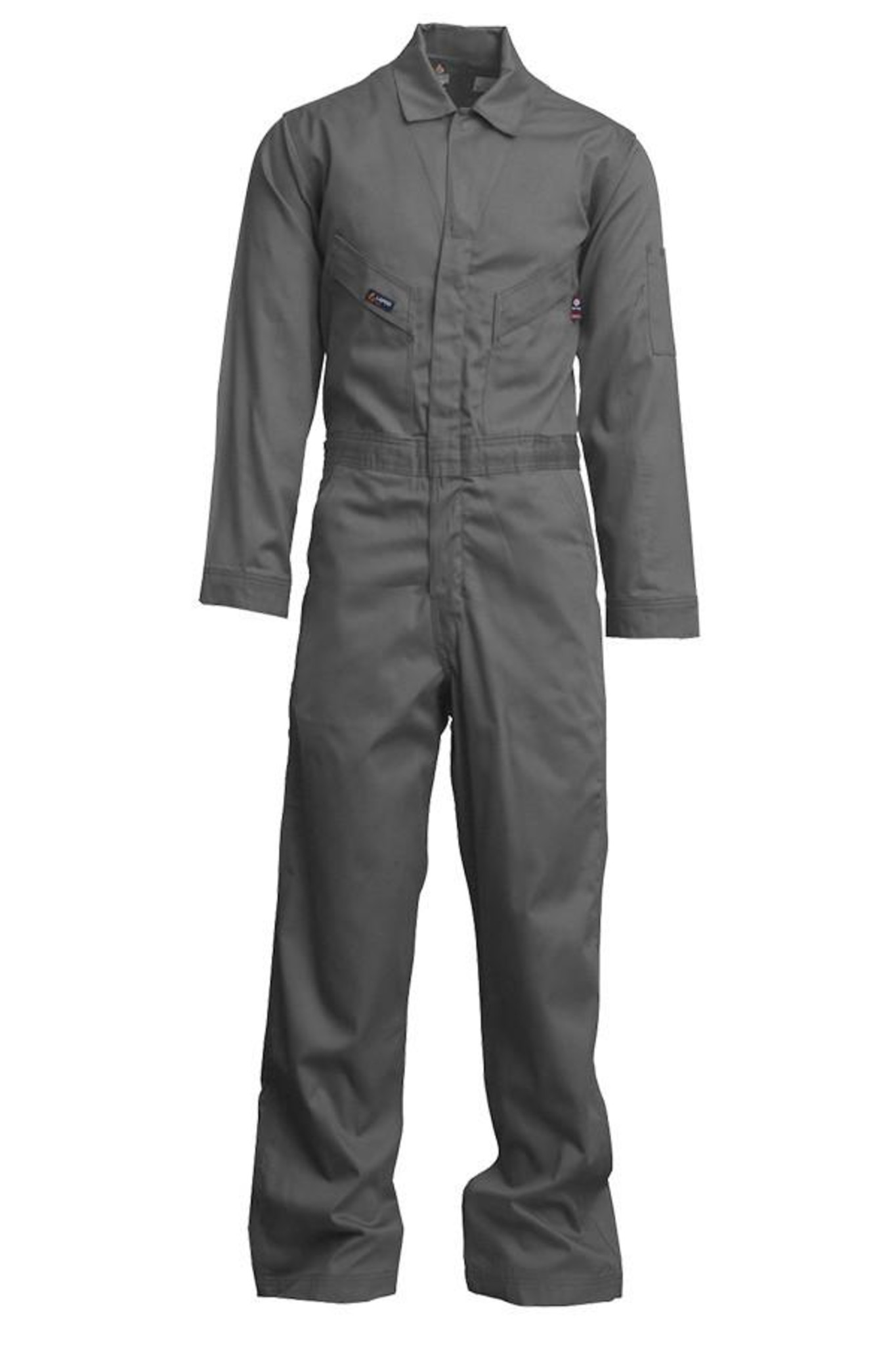 CVFRD7GY Deluxe Coveralls 7oz 100% Cotton - Gray - LAPCO FR Work Wear ...