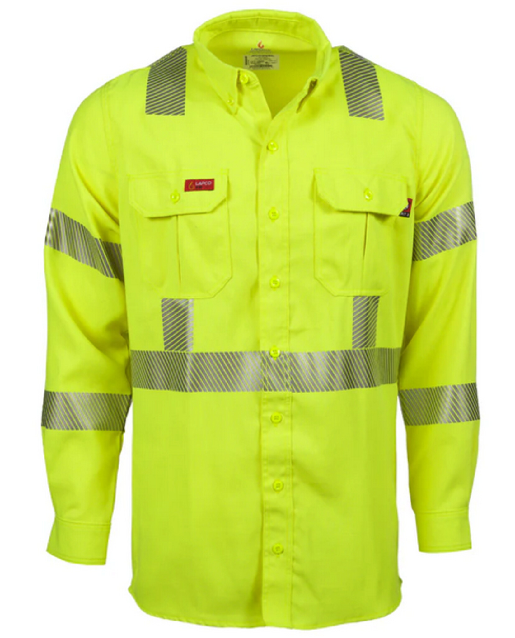 TCSHV5C3 FR Modern Hi-Viz Uniform Shirt | Class 3 | 5oz. Tecasafe® One ...
